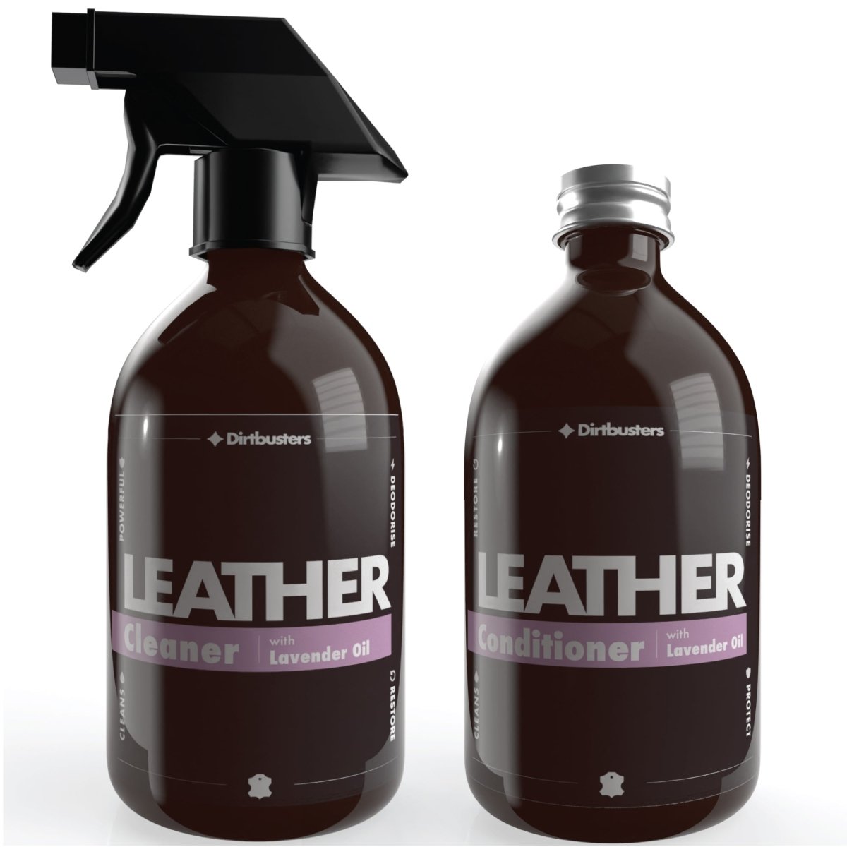 Leather Cleaner And Conditioner Care Kit (2x500ml) Dirtbusters
