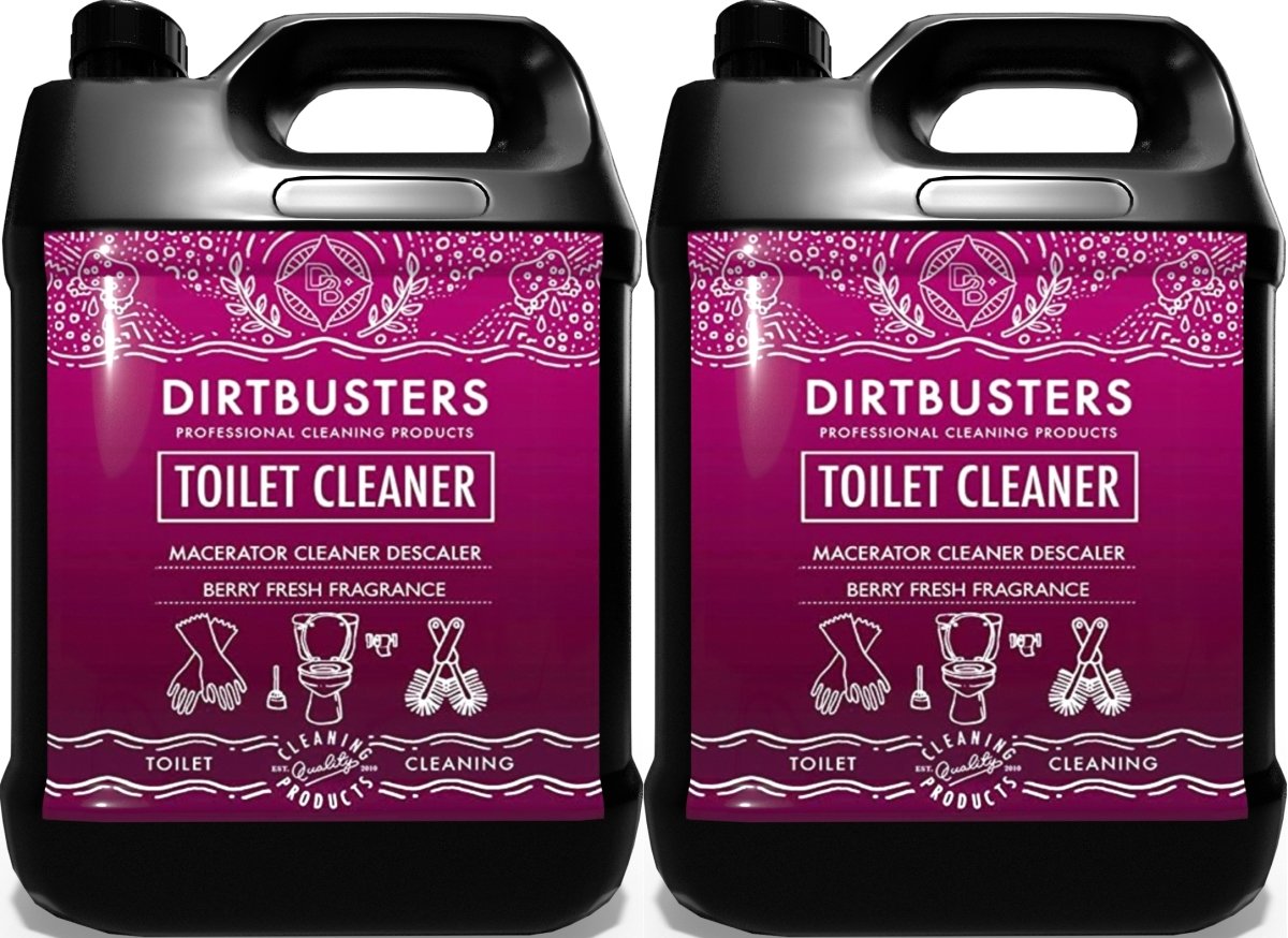 Macerator Toilet Cleaner For Saniflo Septic Tank Safe (5L) Dirtbusters